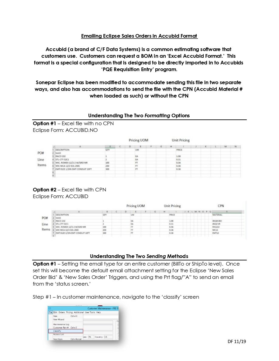 Accubid | Sales Order Export